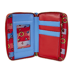 Loungefly Sonic The Hedgehog Classic Plush Zip Around Wallet