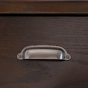 Leick Furniture Mantel Height 3-Shelf Corner Bookcase with Drawer Storage by Leick Home, Chocolate Oak