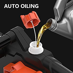 MAXLANDER Electric Chain Saw, 9 Amp Corded Chainsaw, 15m/s with 14 Inch Chain and Bar, Light Weight Multi Angle Fast Cut Powerful High Efficiency