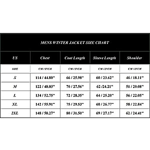 FTIMILD Men's Ski Jacket Waterproof Warm Winter Mountain Windbreaker Hooded Raincoat Snow Jackets