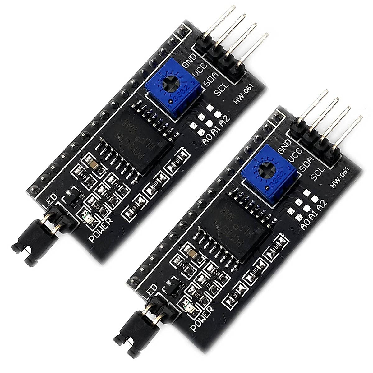 KIRO&SEEU 2pcs 1602 LCD 2004 20x4 i2c LCD Display Adapter IIC//TWI/SPI/I2C Serial Interface Module Shield Compatible with Arduino UNO R3 MEGA2560