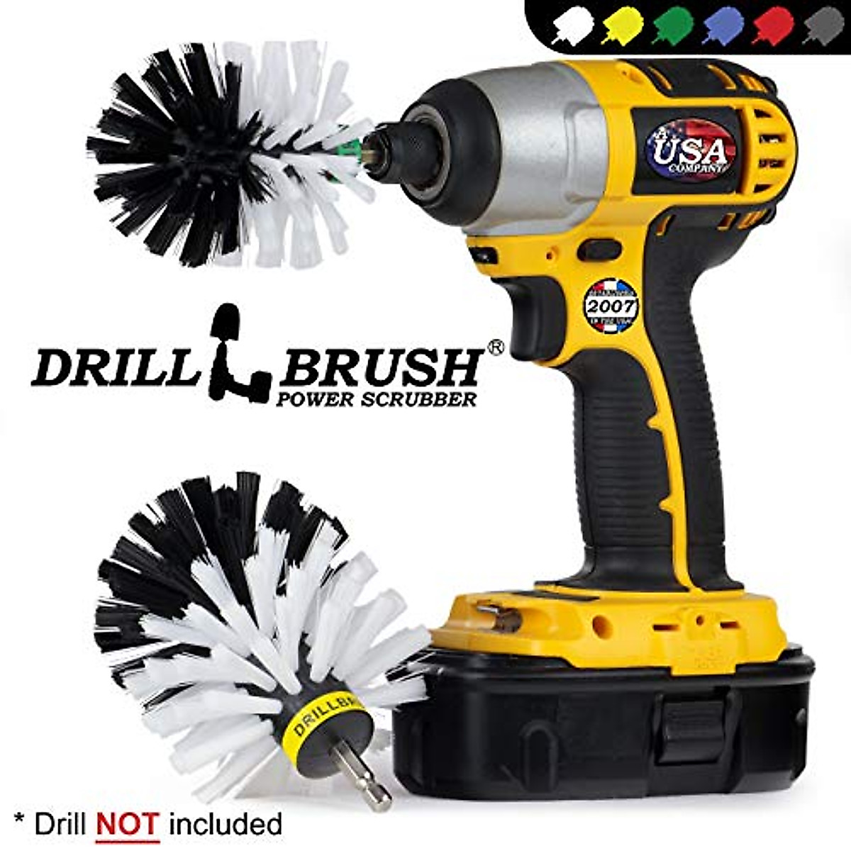 Drill Brush - Truck - Car - Motorcycles - Cleaning Supplies - Truck Accessories - Detail Brush - Wheels - Tires - Bed Liner - Truck Tool Box - Tonneau Cover - Windshield - Glass Cleaner - Leather
