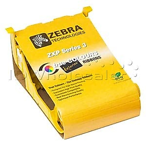 Zebra 800033-348 YMCKOK High-Capacity Color Ribbon for ZXP Series 3 Card Printers (Replaces 800033-848) - 230 Prints