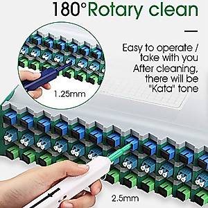 AIYIGO Cleaner Optical Fiber Cleaner Pen Cleans 1.25mm LC Connector Over 800 Times