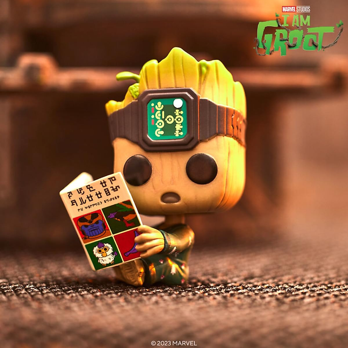 Funko Pop! Marvel: I Am Groot, Groot in Onesie with Book
