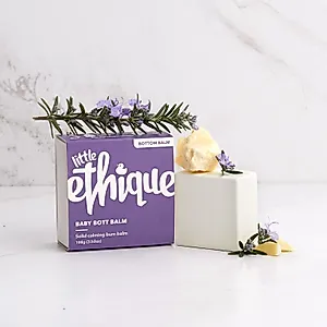 Ethique Baby Bott Balm Calming Solid Bum Balm for Babies - Plastic-Free, Vegan, Cruelty-Free, Eco-Friendly, 3.53 oz (Pack of 1)