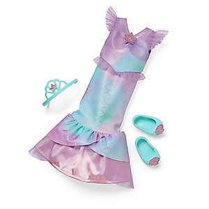 American Girl WellieWishers 14.5-inch Doll 2-in-1 Sparkly Mermaid Outfit with Headband and Ballet Flats, For Ages 4+