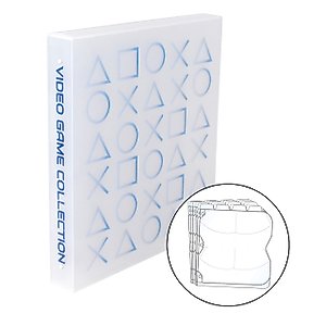 UniKeep High Capacity Disc Storge Case With Printed Theme For PlayStation (Clear)