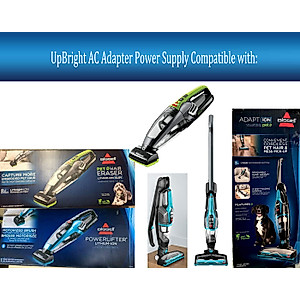UpBright AC/DC Adapter Compatible with Bissell 2389 Pet Hair Eraser 2389C Powerlifter Lithium Ion Adapt 2286 2286A 2482 2482C 10.8 Volt Li Battery Vacuum Cleaner Z2922UL-10.8V 1616326 1627037 Charger