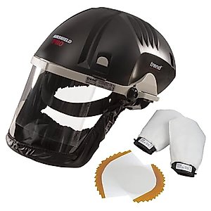 Trend Airshield Pro Respirator & Face Shield Bundle with Replacement Visor Overlays and Additional Twin Air Filters, AIR/PRO/D5