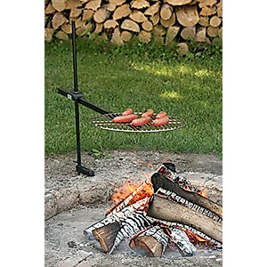 Bob-A-Que 360deg Swivel Outdoor Campfire Grill