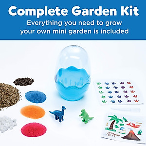 Creativity for Kids Mini Garden Dinosaur: Terrarium Kit for Kids - Dinosaur Crafts for Boys, Dinosaur Toy and Science Kit for Kids Ages 6-8+, Small Gifts for Kids