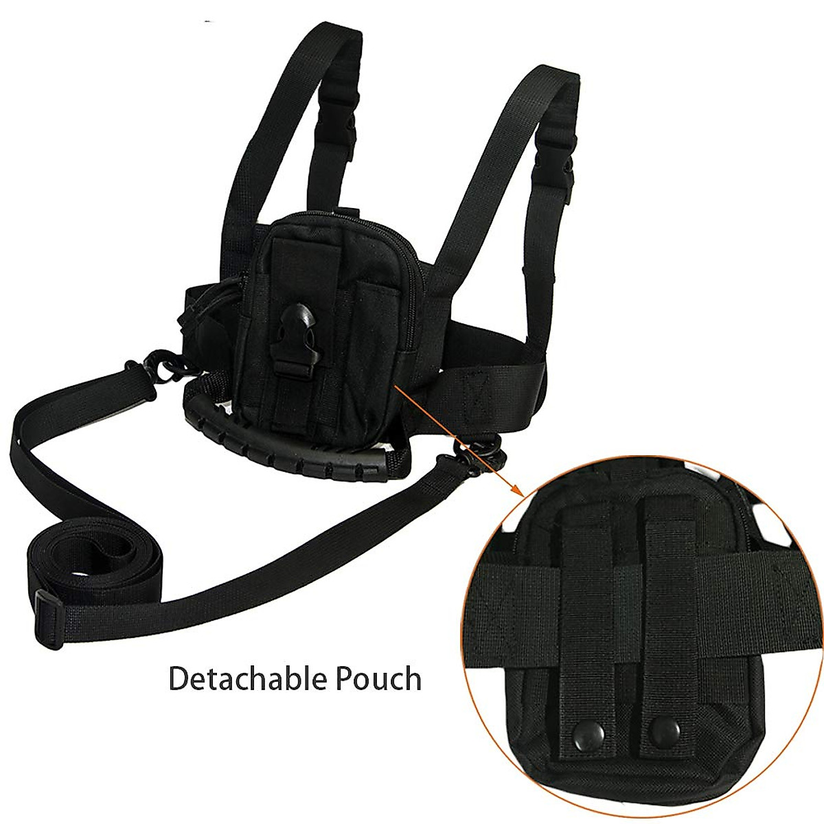 ZipSeven Kids Ski Shoulder Harness Heavy Duty Ski Training Leash Ski Training Harness for Skating, Skateboarding, Snowboard, Roller Skating, Cycling for Kids and Beginners