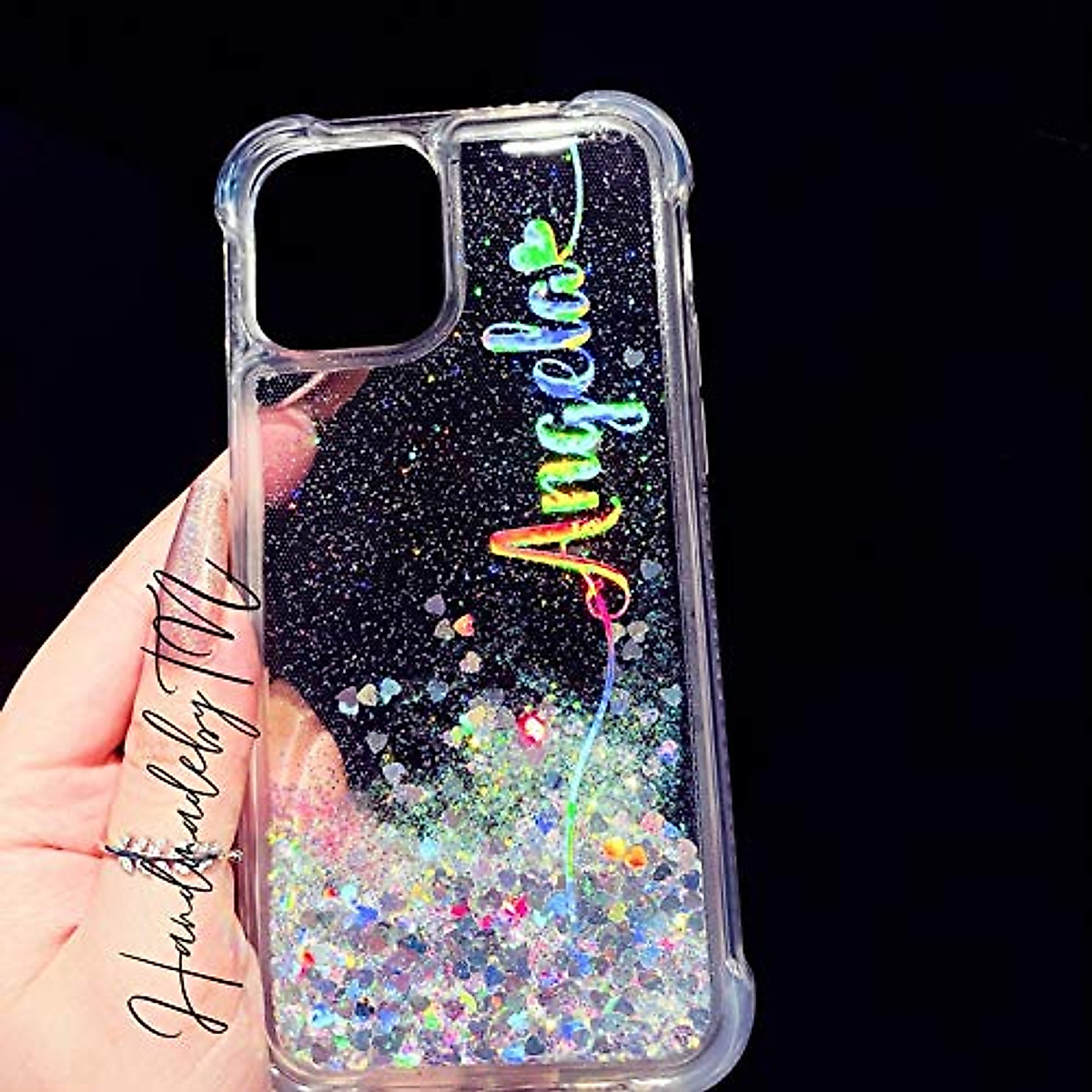 HandmadebyTN glitter case for iPhone 16 Pro max iPhone 14 Pro max iPhone 13 pro Max iPhone 15 pro max iPhone 12 case | compatible for Galaxy S24 Ultra case Galaxy S23 Ultra S22 ultra S24 Plus case