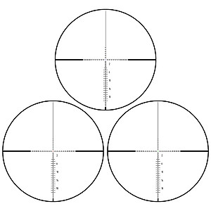 Sniper VT 1-5X24 First Focal Plane Scope with Red/Green Illuminated Reticle 30mm Tube LPVO Rifle Scope