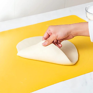 Extra Large Kitchen Silicone Pad - 2023 New Non Slip Non Stick Silicone Pastry Mats for Rolling Out Dough, Baking Mats Silicone for Baking Cookie Sheets, Thick Heat Resistant Mat for Oven Bread