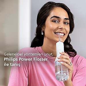 Philips Sonicare Quad Stream F3 Oral Irrigator Nozzle Twin Pack - Oral Water Flosser use with Philips Sonicare Cordless Power Flosser (Model HX3062/00) Purple