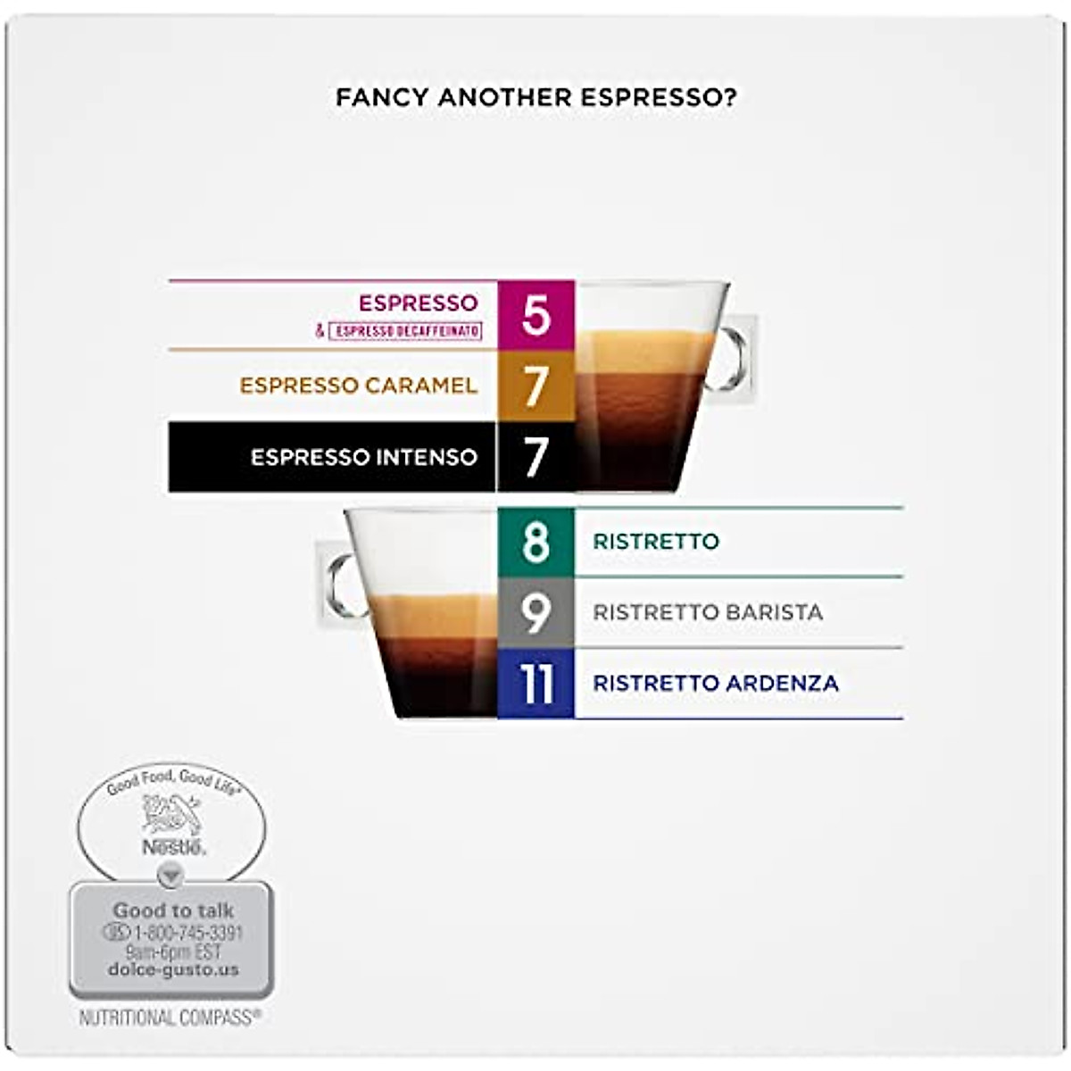 Nescafe Dolce Gusto Coffee Pods, Espresso Intenso, 16 Count (Pack of 3)