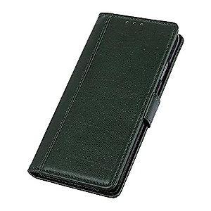 YBROY Case for Motorola ThinkPhone, Magnetic Flip Leather Premium Wallet Phone Case, with Card Slot and Folding Stand, Case Cover for Motorola ThinkPhone.(Green)