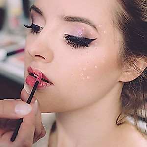 Art Craft Glitter, Star Shape Glitter Confetti for Handcrafts, Home Decoration DIY Cards, Party Festival, Nail Art- 0.35oz (10g) (Pink)