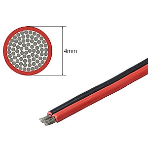 CERRXIAN 30CM 12AWG SAE Socket Solar Weatherproof Sidewall Port DIY Cord, SAE Quick Disconnect Wire Harness Panel Mount Power Cable with Cap for Motorcycle, Car, Generator