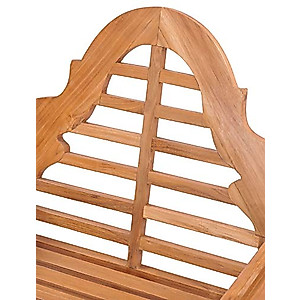 Teak Wood Lutyens Outdoor Patio Arm Chair, Made from Solid A-Grade Teak Wood