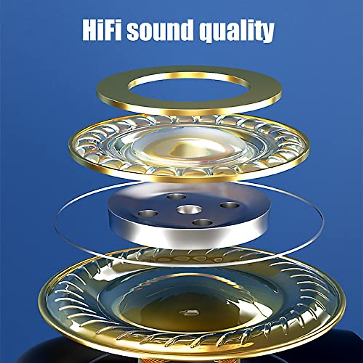 Bone Conduction Headphones Open Ear Headphones Noise Reduction Headphones Bluetooth Workout Headphones Open Ear Earbuds for Sports Over The Ear Headphones Wireless Bluetooth