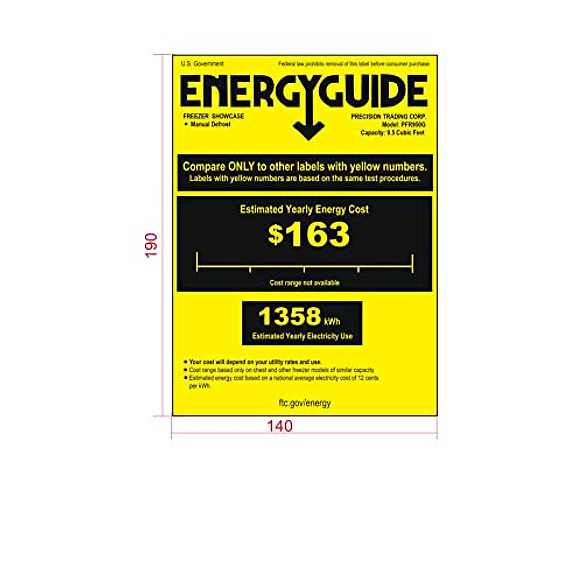 Premium Levella 9.5 cu ft Chest Freezer with Curved Glass Top in White