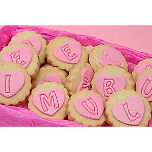 Cookie Cutter Set, 26pcs Stainless Steel Alphabet Letters Biscuit Cookies Cutters Molds, Mini A-Z Shaped Mould Decorating Tool