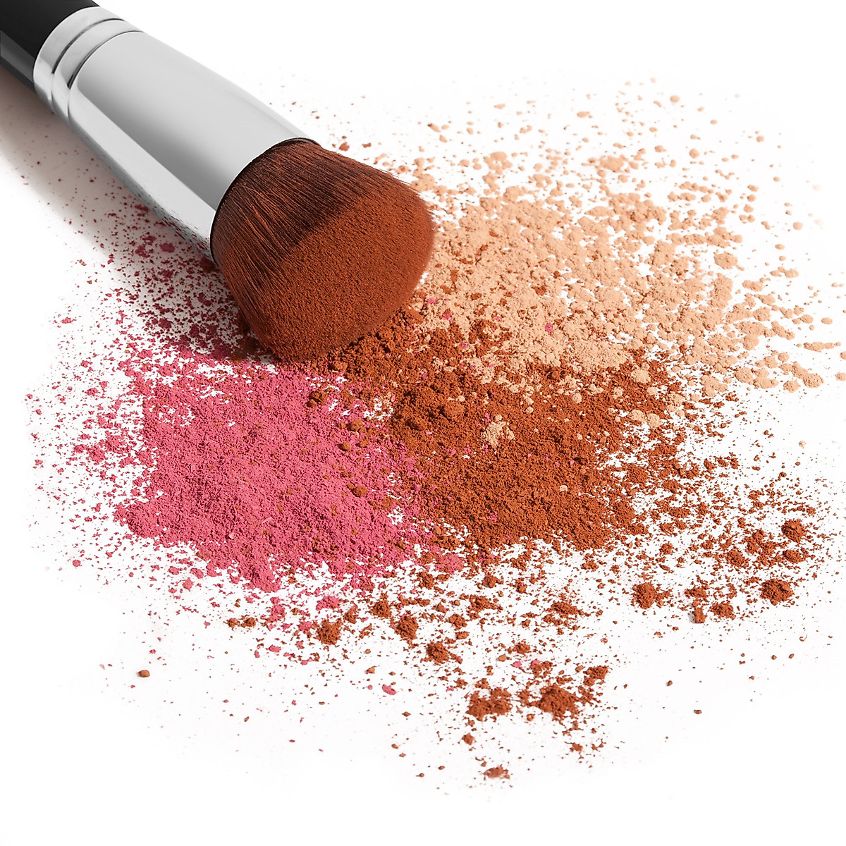 BEST ROUND KABUKI MAKEUP BRUSH for Liquid, Cream Mineral, & Powder Foundation & Face Cosmetics - Prime Quality Design - Carrying Case & E-Book Included