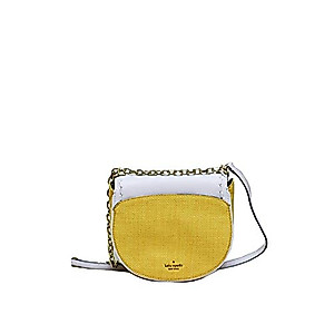 Kate Spade Robyn Medium Chain Saddle Bag in White Dove