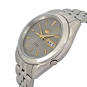 SEIKO 5 Automatic Mens Watch Grey × Gold SNKL19J1