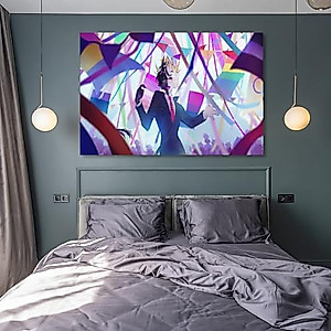 KNUEDESM Anime Poster Dream SMP Ranboo Canvas Poster Bedroom Decor Canvas Wall Art Prints for Wall Decor Room Decor Bedroom Decor Gifts 16x24inch(40x60cm) Unframe-style