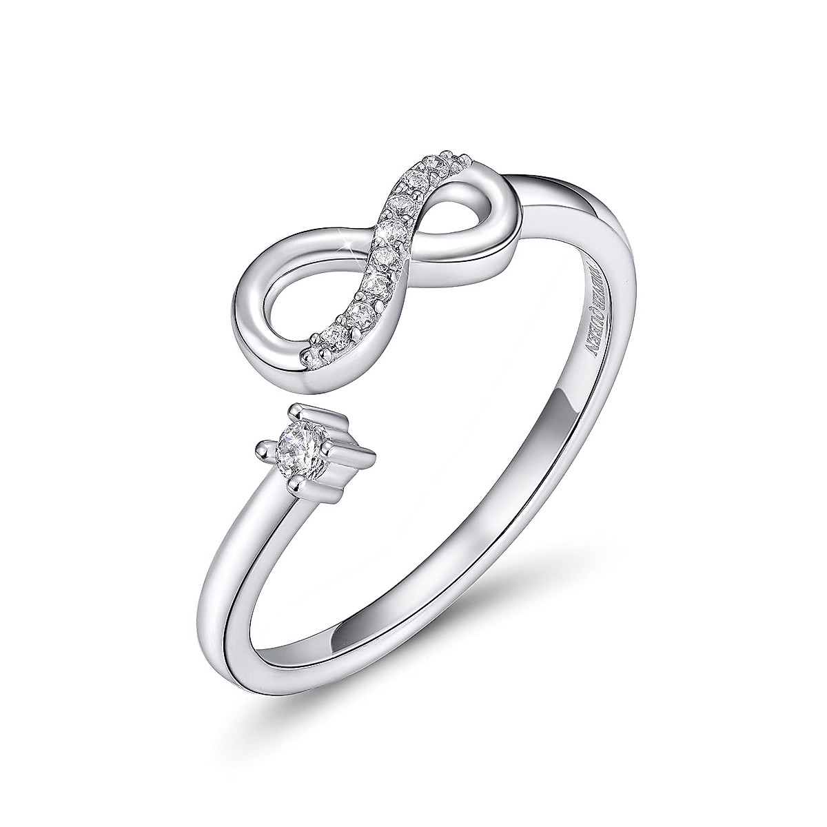 Infinity Ring Sterling Silver Infinity Forever Love Knot Ring for her 925 Sterling Silver Rings for Women