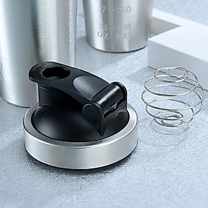 500ml Protein Shake Bottle,Smoothie Shaker & Gym Powder Bottle,Protein Mixes Shaker Cup,Stainless Steel Water Bottle And Protein Shaker,Reusable Stainless Steel Water Bottle,Gym Water Bottle