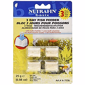 Nutrafin 3 Day Treasure Chest Holiday Fish Feeder, 4-Pack
