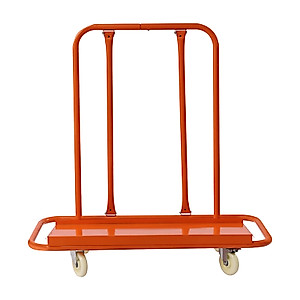 Cutycaty Heavy Duty Drywall Cart, Drywall Sheet Cart and Panel Dolly with 4 Swivel Wheels Up to 1600lbs Load Capacity, Industrial Drywall Cart Dolly for Hotels, Factory Warehouses