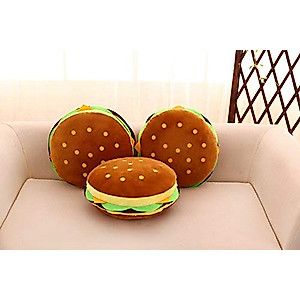 Bettli Lovely Plush Stuffed Huge Hamburger Throw Pillow