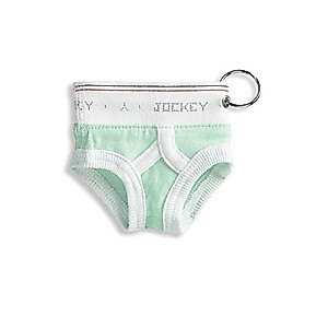 Jockey Women's Accessories Mini Brief Key Chain, Mint, all