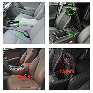 OMIMO Center Console Armrest Latch Fit for Acura RDX Accessories 2013 2014 2015 2016 2017 2018 Latch Lock Knob, Armrest Lid Latches with Same Spring as Original (1Pcs Black)
