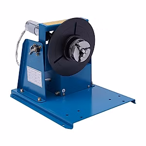 Rotary Welding Positioner Turntable Table 10KG 22LB Welding Positioner Positioning Turntable 0-90° Welder Positioner Turntable Machine 2-20RPM Adjustable Speed Positioning Rotary Turn Table
