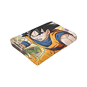 Shengdong Micro Fleece Blanket Soft and Warm Throw Blanket Digital Printed Ultra-Soft Micro Fleece Blanket (50 X40,60 X50,80 X60) Black3