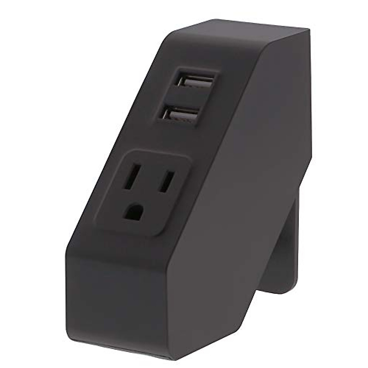 Bostitch Office Bostitch Konnect Desktop Power Hub with 2 USB & Outlet Phone Charger - Compatible with iPhone, Android, iPad, Tablets and More (KT-POWER-BLK)