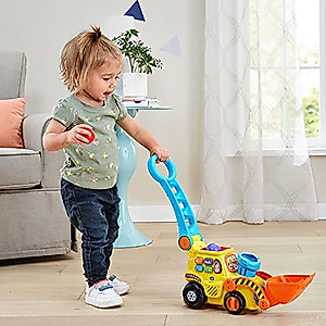 VTech Pop-a-Balls Push & Pop Bulldozer,Yellow