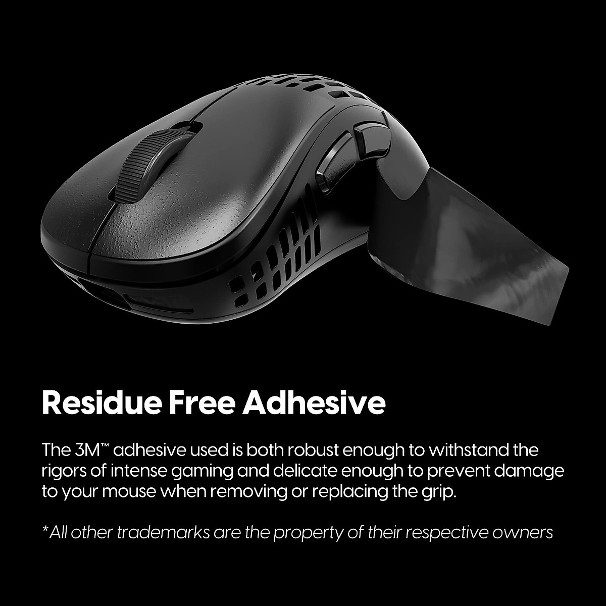 Pulsar Gaming Gears SUPERGRIP Griptape Set for Xlite V2 Medium Sweat Absorbing High Performance Anti Slip 3M Adhesive no Residue Mouse Grip Tape Ultra-Thin 0.5mm (0.02in)