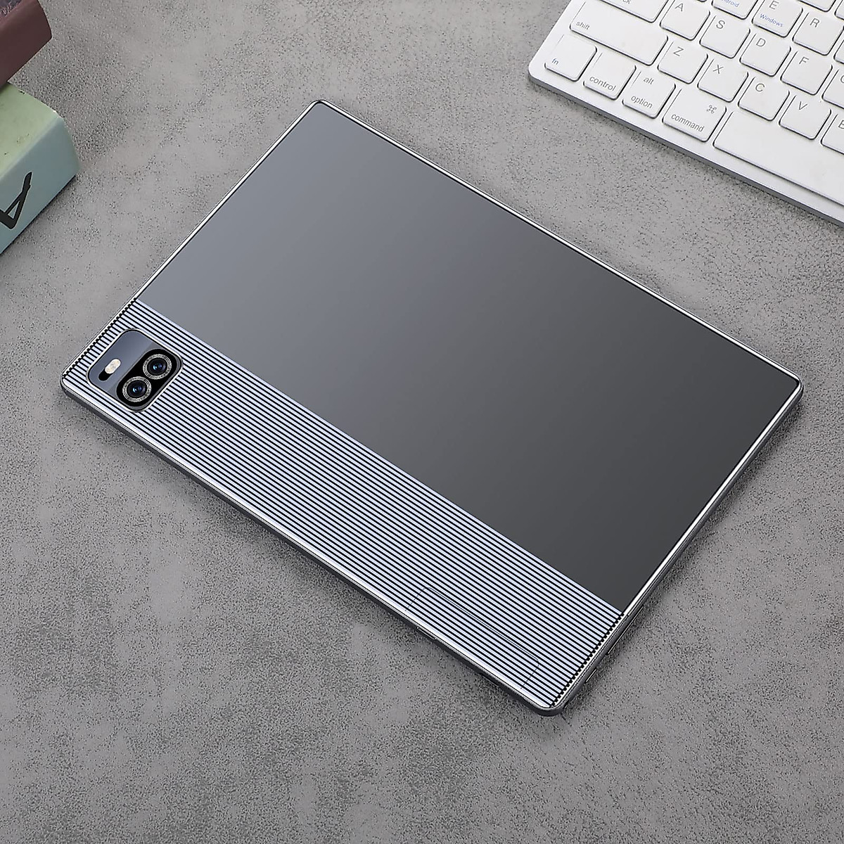 Tablet 10 inch, WiFi Tablet PC, 2GB RAM, 32GB ROM, Octa Core Processor, FHD IPS Touchscreen, 2MP Front 5MP Rear Camera, BT, 6000mAh, Type C Port, GPS (Grey)