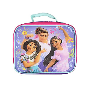 Disney Encanto Lunch Box Mirabel Isabela Luisa Diamond Dust Sparkly Insulated Lunch Bag Tote