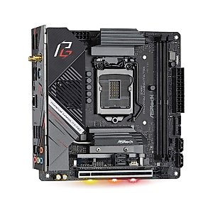 Asrock Z490 Phantom Gaming ITX/TB3 Supports 10 th Gen and Future Generation Intel Core Motherboard Processors (Socket 1200), Model Number: Z490 Phantom Gaming-ITX/TB3
