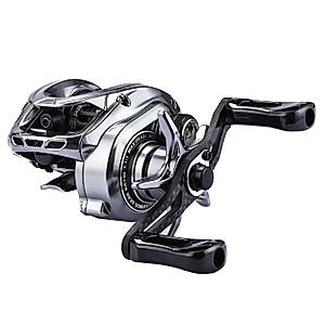 Bearking Zeus-BFS Baitcasting Fishing Reel 4.9oz Ultralight Carbon Reels TBS Brake System Baitcaster (Left)