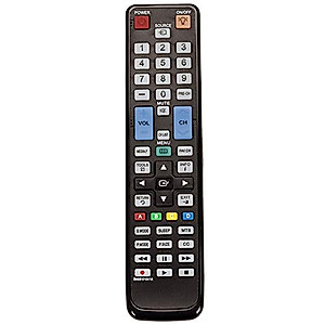 BN59-01041A Replacement Remote fit for Samsung LCD LED Smart TV LN46C550J1F LN46C600F3F LN46C610N1F LN46C630K1F LN46D610M4F LN46D630M3F LN55C610N1F LN32C550J1F LN37C550J1F LN40C550J1F LN40C610N1F